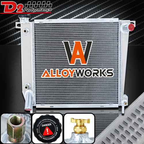 3 Row Aluminum Radiator For 1985-1994 Ford Ranger Explorer Mazda B4000 ...
