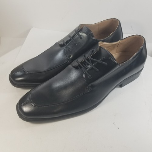 RW Robert Wayne Men's Size 11.5 D Black Leather Dress Shoes Lace Up ...