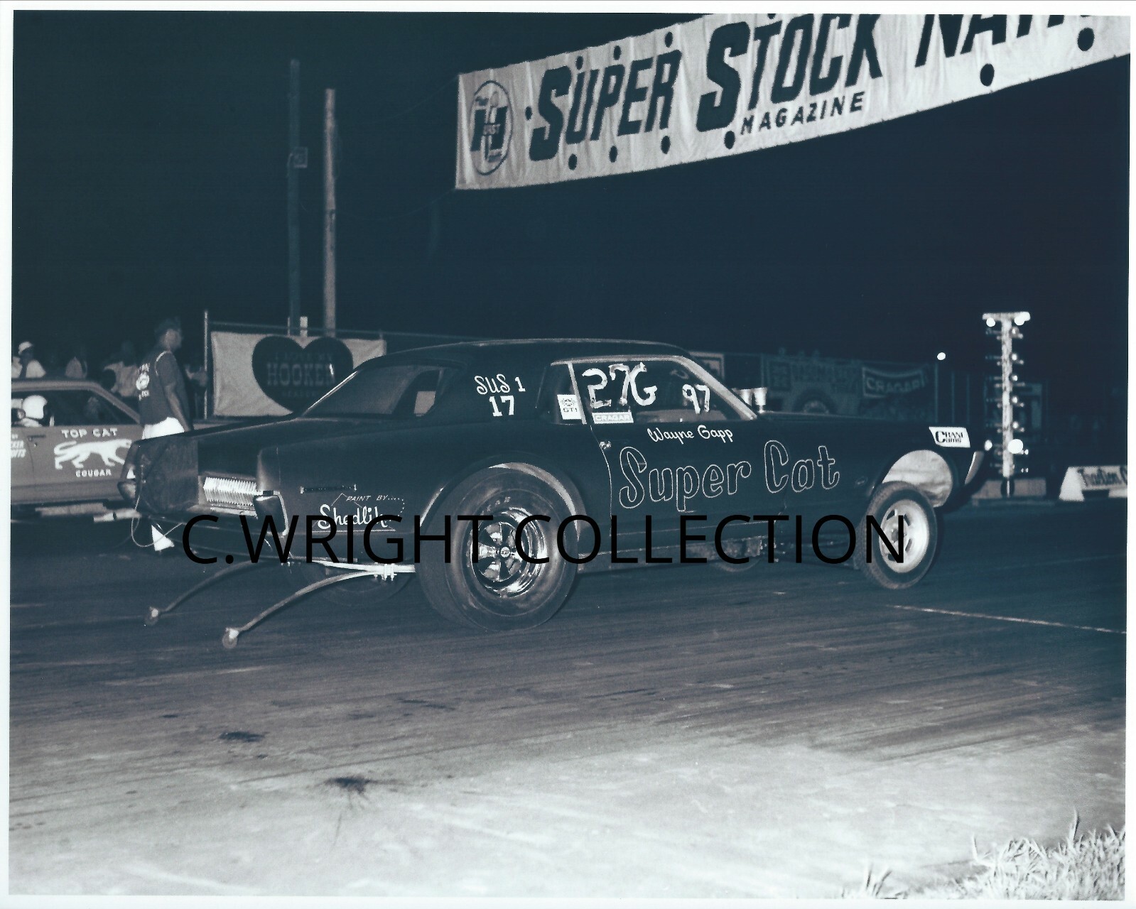1960s Drag Racing-Wayne Gapp's "Super Cat" vs "TOP CAT" Cougar-1967 SS ...