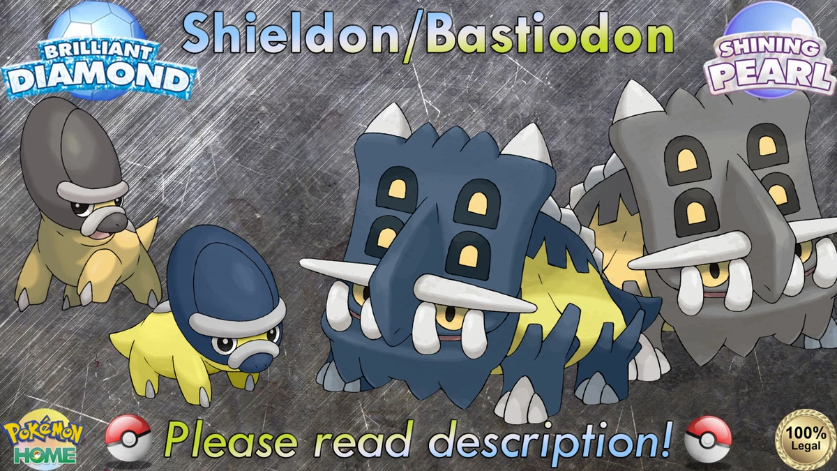 Shiny Shieldon Evolution