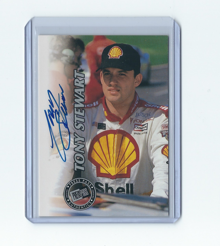 1999 Press Pass Tony Stewart Autograph 398/500 - On Card Auto - Nascar ...