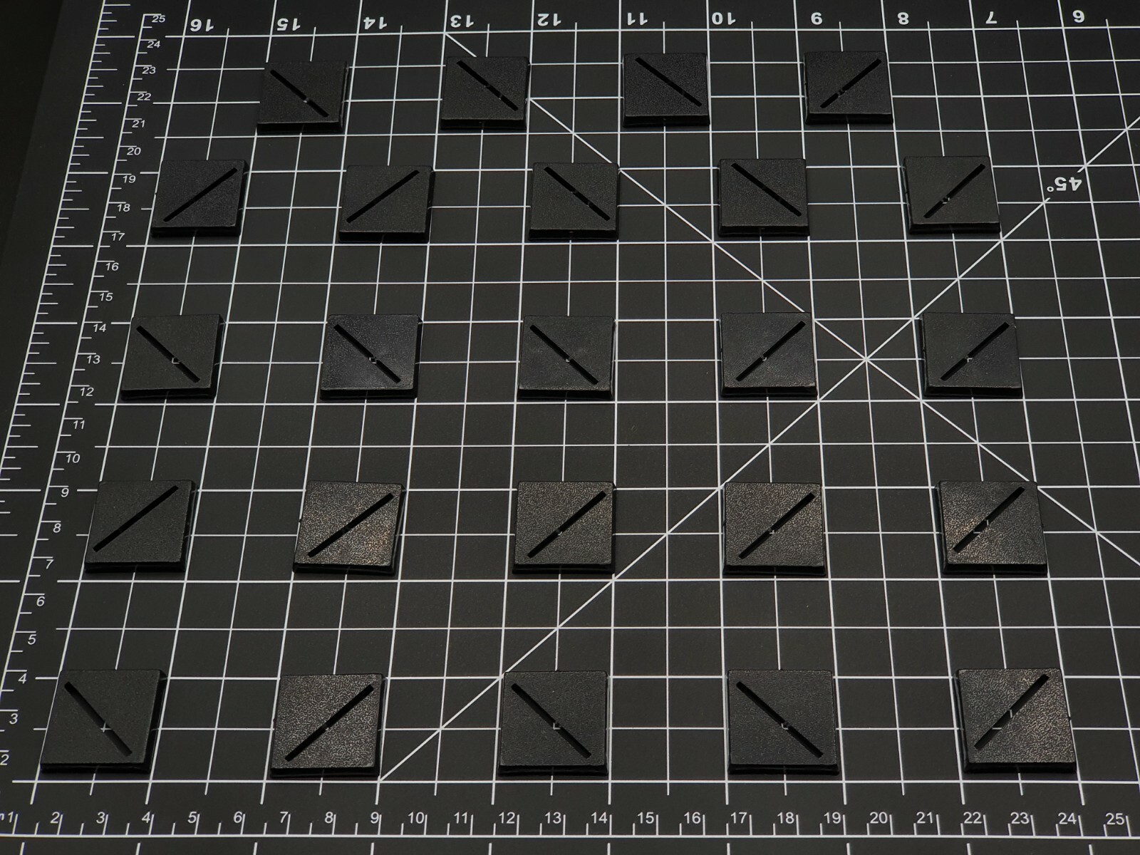 25mm Square Slotted Wargame Wargames Bases Warhammer AOS Plastic | eBay
