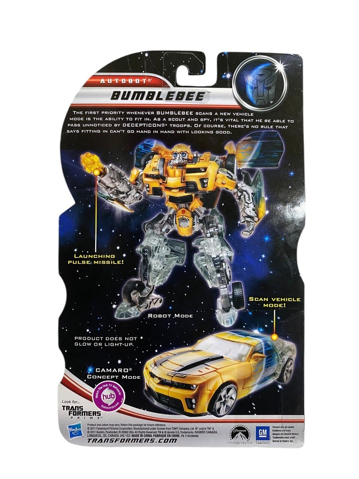 Transformers Dark of the Moon Scan Series Bumblebee Deluxe Action ...
