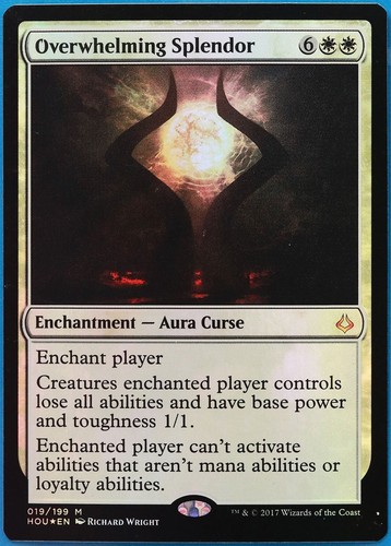 Overwhelming Splendor FOIL Hour of Devastation NM CARD (490069 ...