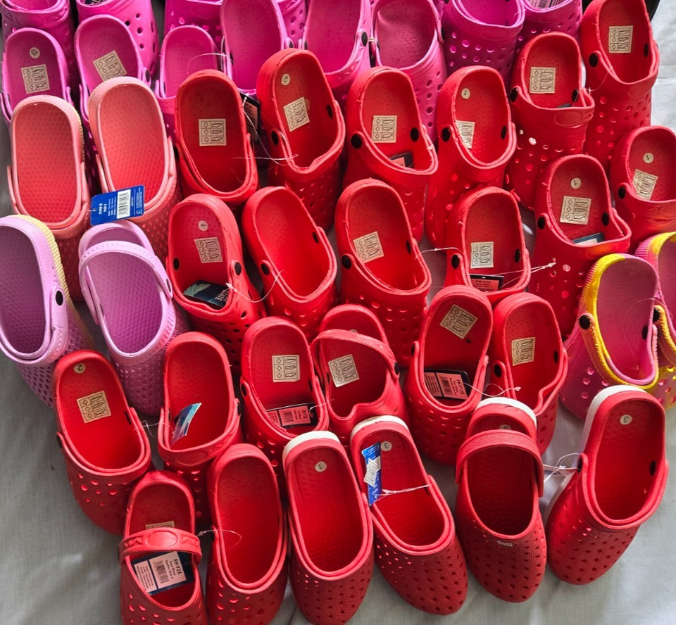 39 Pairs Croc type shoes & Sandals - New - Job Lot | eBay UK