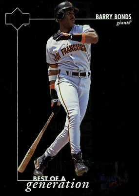 BARRY BONDS 1996 UPPER DECK #373 BEST OF A GENERATION | eBay