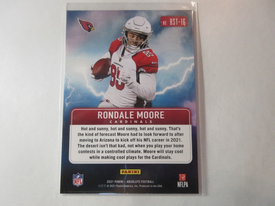 2021 Absolute Rondale Moore By Storm Rookie | eBay