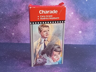 Charade VHS Tape 1963 Romance Thriller Audrey Hepburn Cary Grant Video ...