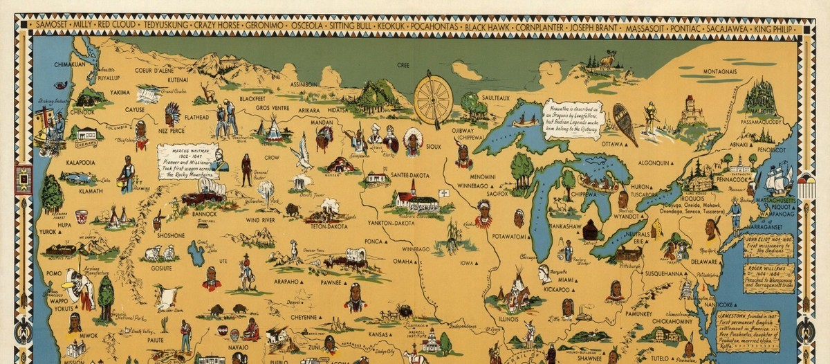 Cheyenne Tribe Map
