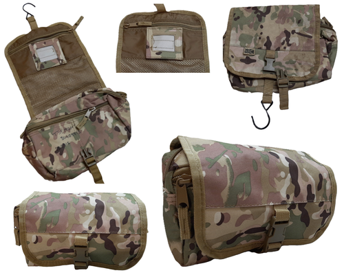 MTP Wash Bag British Military Multi Cam Soldiers Toiletries & Personal ...