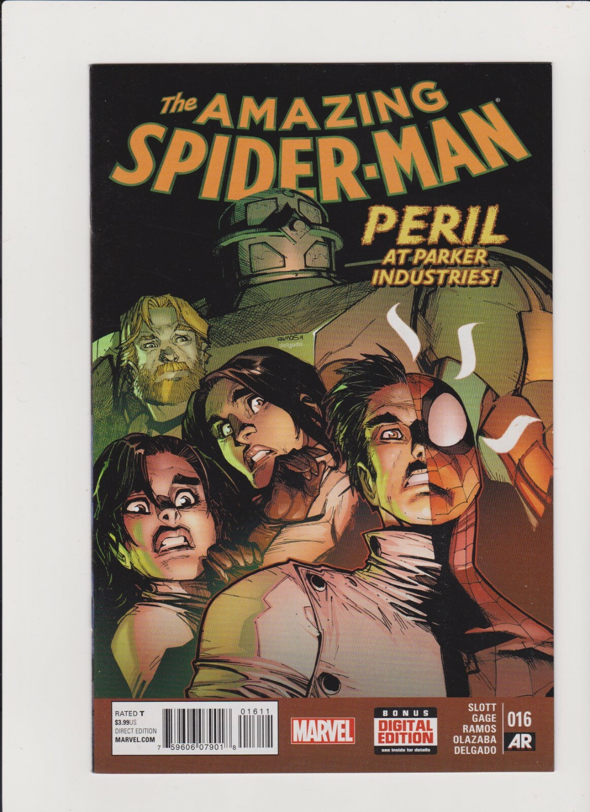 AMAZING SPIDER-MAN # 16 Peril At The Parker Industries (2014) | eBay