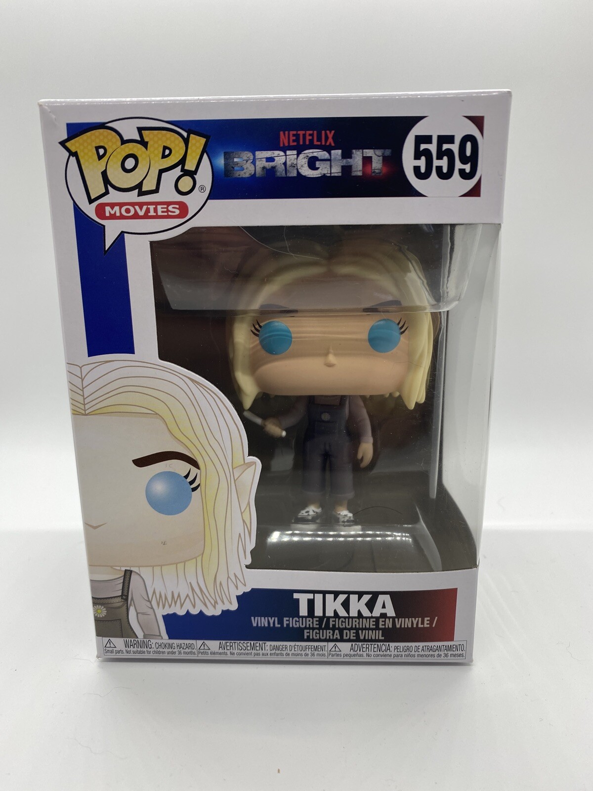 NEW FUNKO POP! MOVIES NETFLIX BRIGHT #559 TIKKA COLLECTIBLE VINYL ...