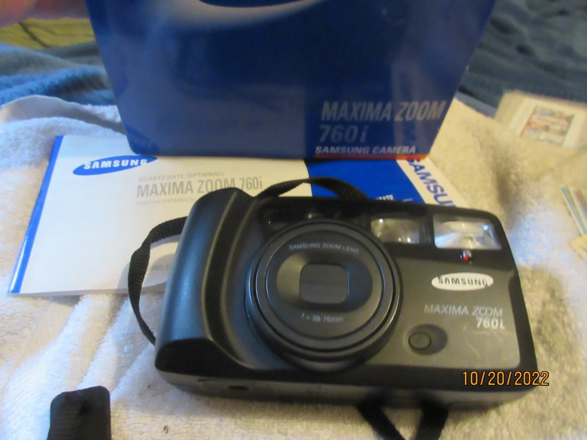 hight quality guaranteed Samsung Maxima Zoom 760i 35MM Film Camera