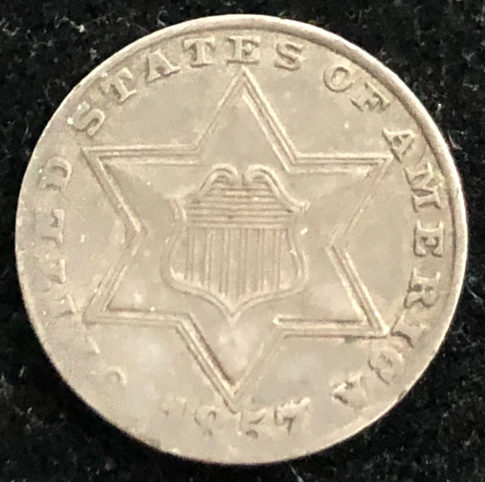 United States 1857 Silver 3 Cent (Trime) Nice Type Coin | eBay