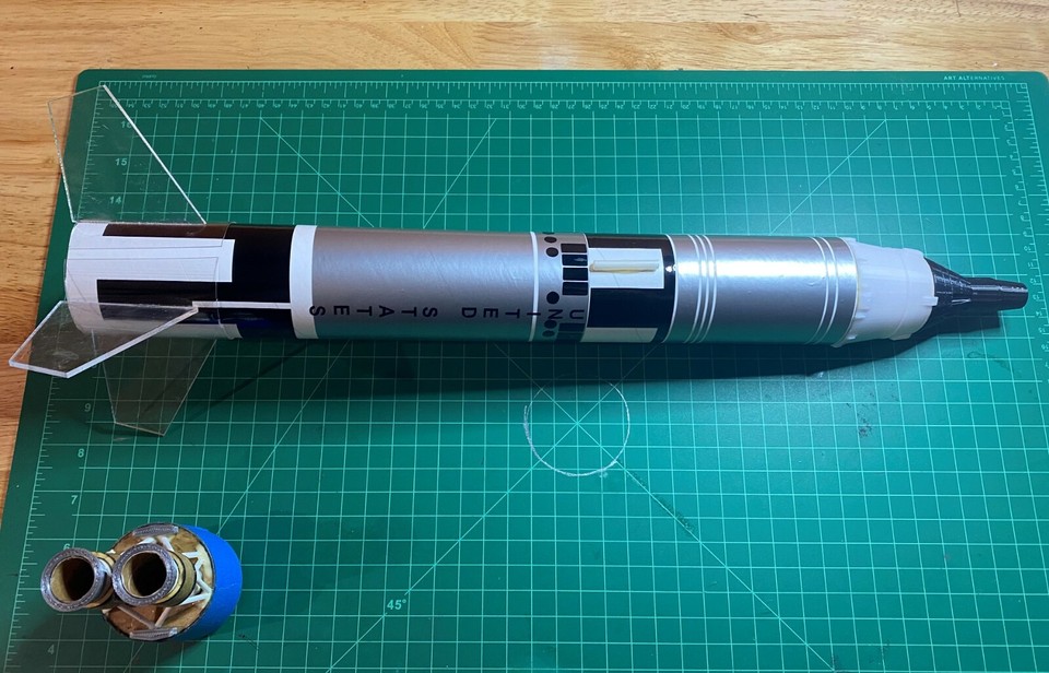 Gemini-Titan model rocket parts kit, size BT-70 | eBay