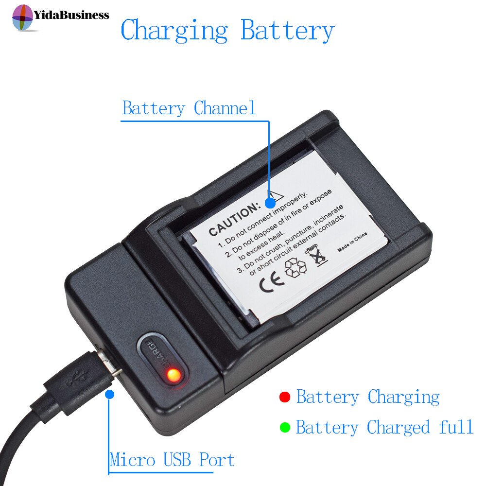 Battery Charger for Samsung SLB-10A Samsung SL35 SL310 SL620 SL720 ...