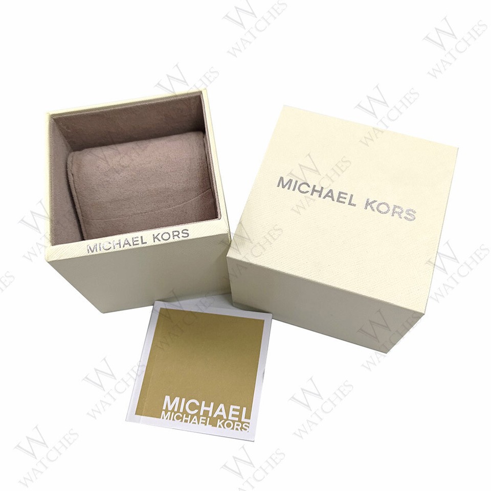 New Michael Kors MK8267 Everest Gold Tone Stainless Steel Bracelet Men ...