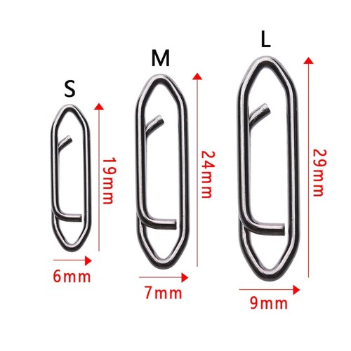 50pcs Fast Link Clip Sea Boat Shore Beach Fishing Rigs Quick Change ...