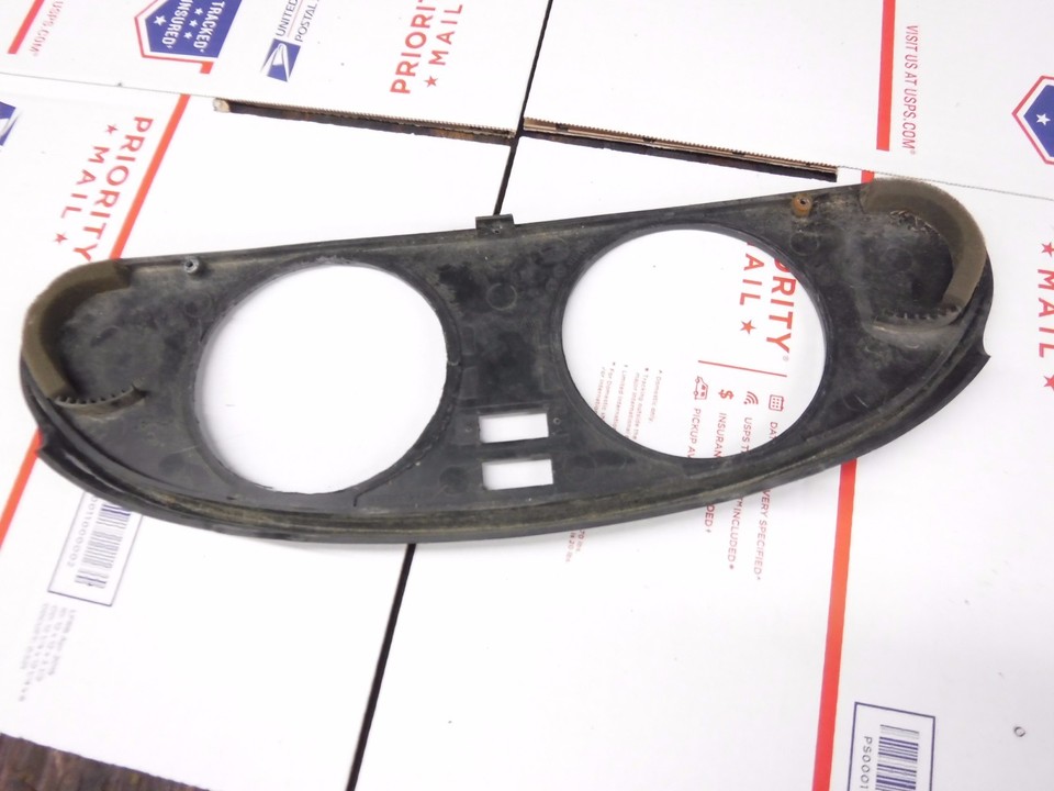2002 SKIDOO 440 MXZ X snowmobile parts: DASH PLASTIC GAUGE MOUNT PLATE ...