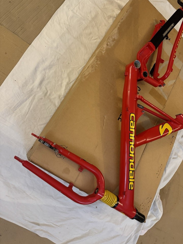 Cuadro Cannondale Súper V 500 26” Fatty EEUU - Shimano Kcnc Hope Lizard ...