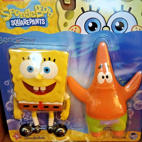 SpongeBob SquarePants & Patrick-2 Pc Set-Bend / Pose-Nickelodeon-Bend-Ems - NEW! | eBay