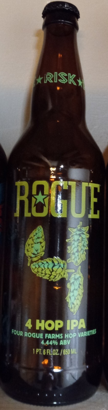 Vintage Rogue Ales Brewing 4 Hop IPA 22oz Newport Oregon Craft Beer ...