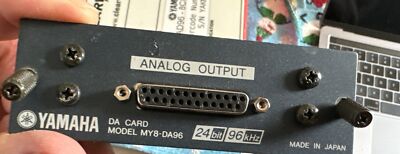 Yamaha MY8DA96 8-channel 96kHz Analog Output Card | eBay