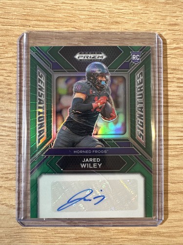 2024 Panini Draft Picks - Jared Wiley Rookie Auto | eBay