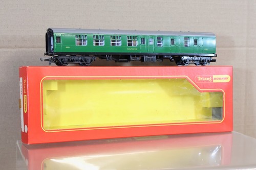 TRIANG HORNBY R623A SOUTHERN SR MK1 2nd CLASS BRAKE COACH 4351 GREY ...