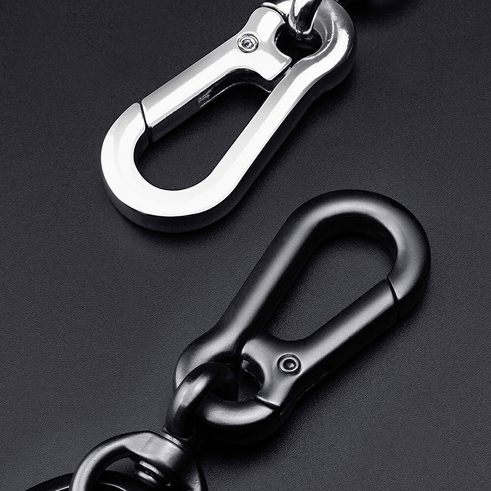 1x Men Metal Buckle Car Key Holder Car Key Clip Car Keyring Keychain ...