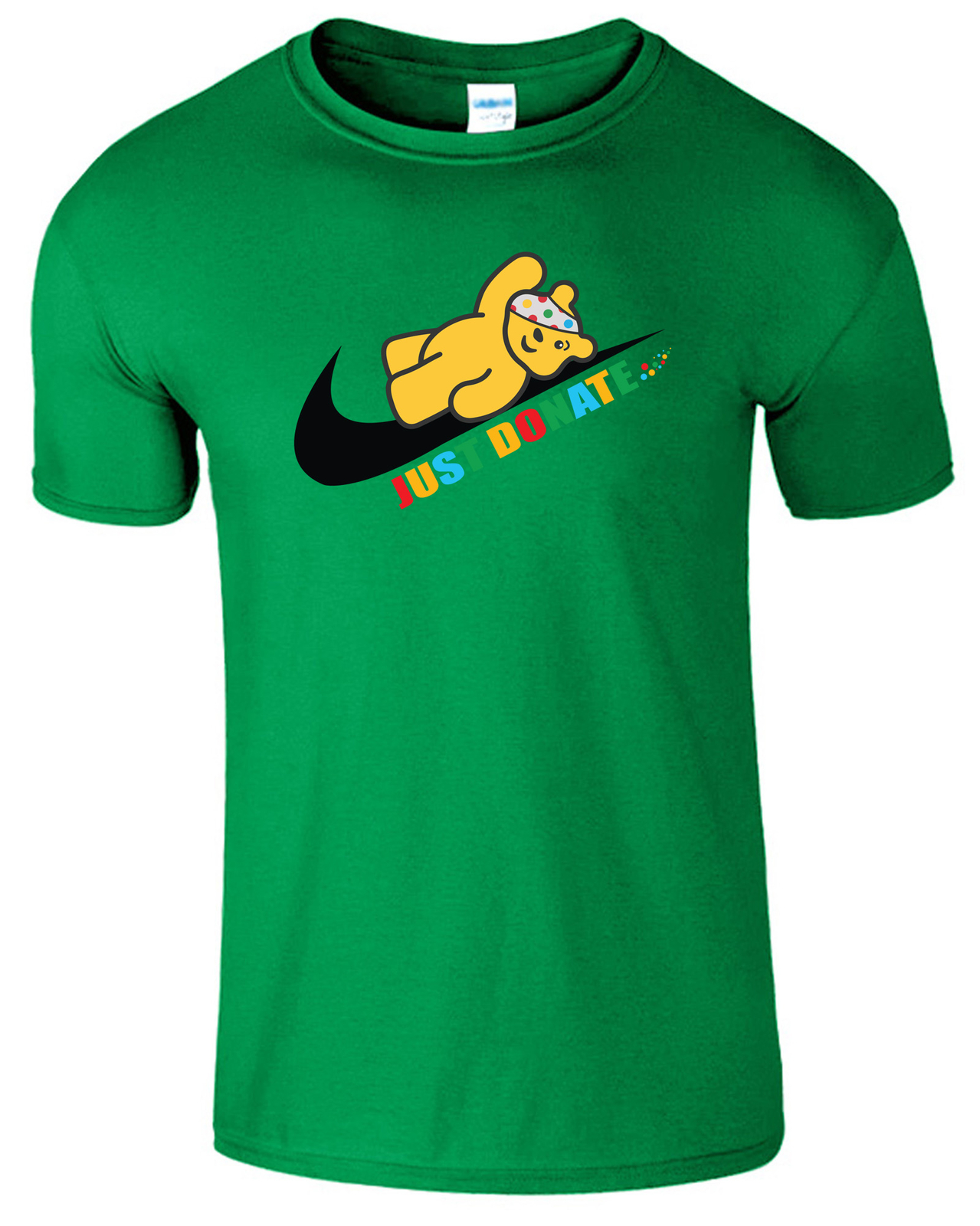 Spotty Day Kids T-Shirt Pudsey Bear Children In Need Boys Girls Tee Top ...