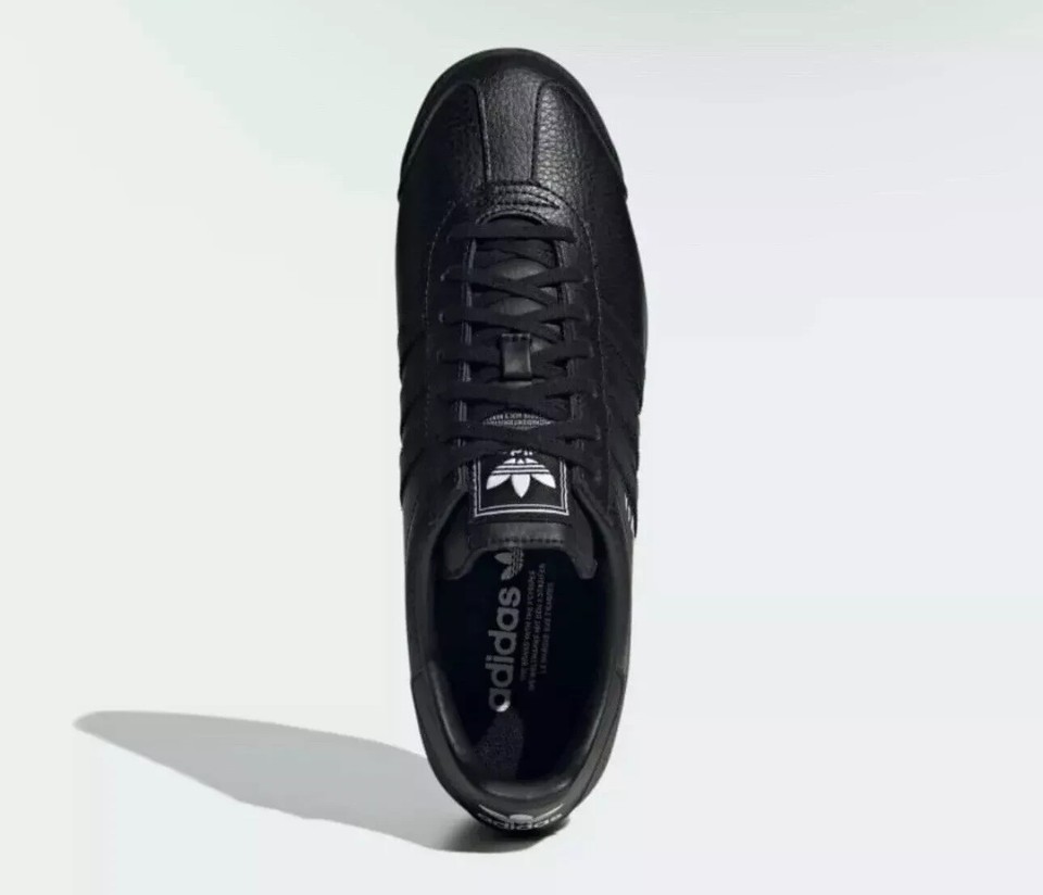 Adidas Originals Samoa Core Triple Black White Sneakers Retro IG1817 ...