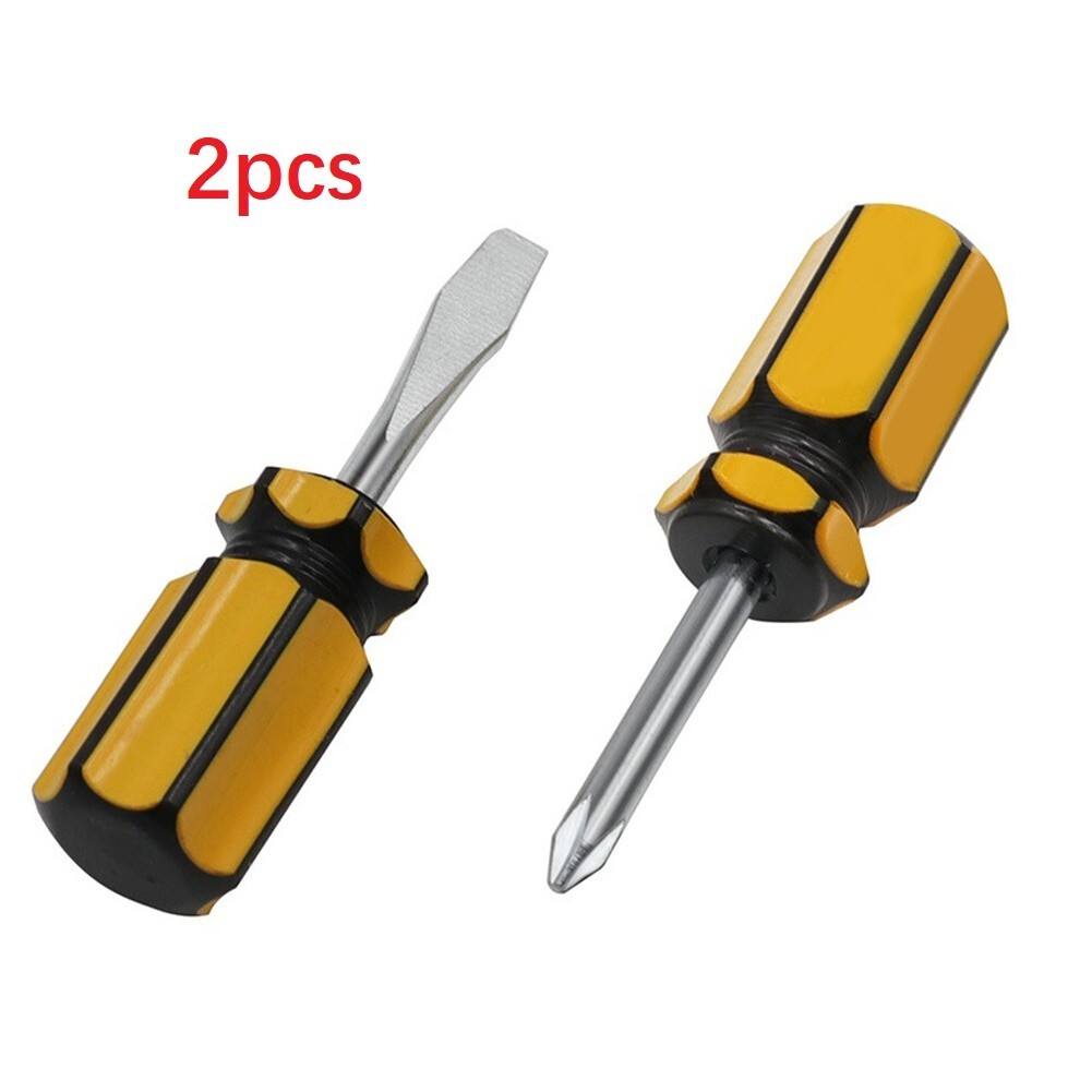 Portable 2pcs Set of Flat Head and Slotted Screwdriver Ideal for Small ...