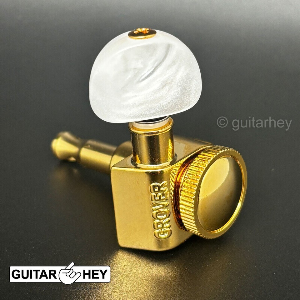 NEW Grover 502 LOCKING Tuners 3x3 Modern Gibson Les Paul MOON PEARL ...