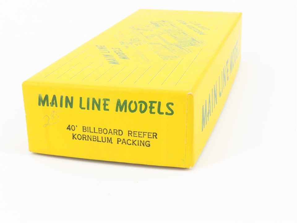 HO Scale Main Line Models Wood Kit MKPX Kornblum Packing Co 40' Reefer ...