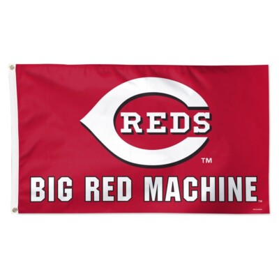 CINCINNATI REDS BIG RED MACHINE 3'X5' DELUXE FLAG NEW WINCRAFT 😎 | eBay