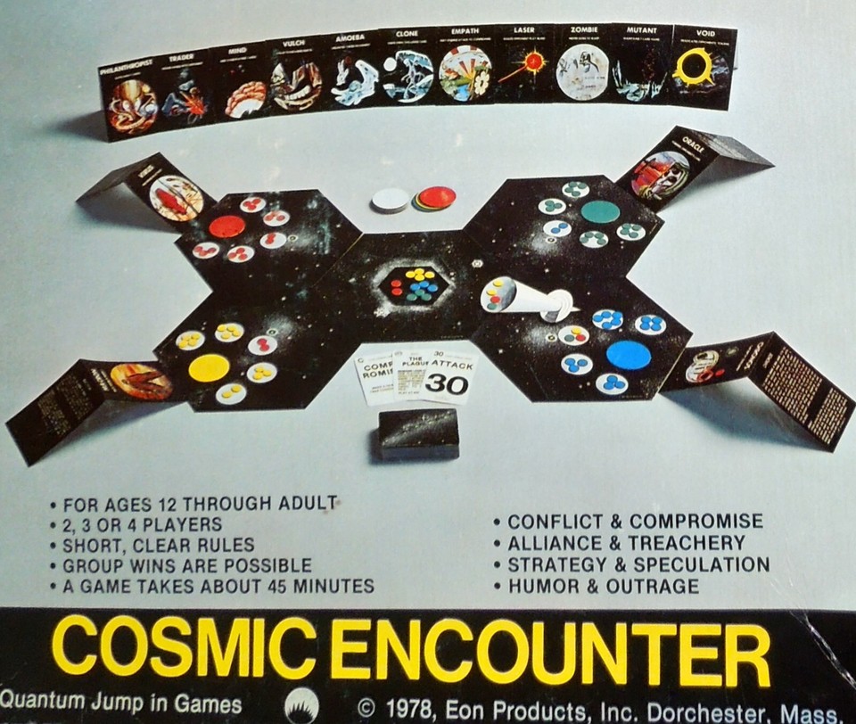 1978 Eon Games Cosmic Encounter Outer Space Sci-Fi Classic, Only 1 ...