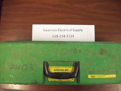 Greenlee 7804 quick draw hydraulic Knockout Punch 1/2 thru 2” | eBay