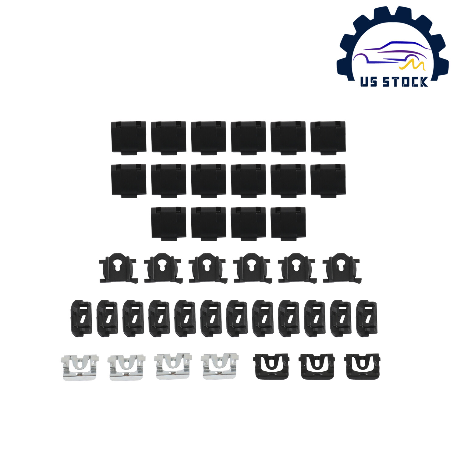 Complete Bed & Tailgate and rear window Clip Kit For 1978-87 El Camino ...