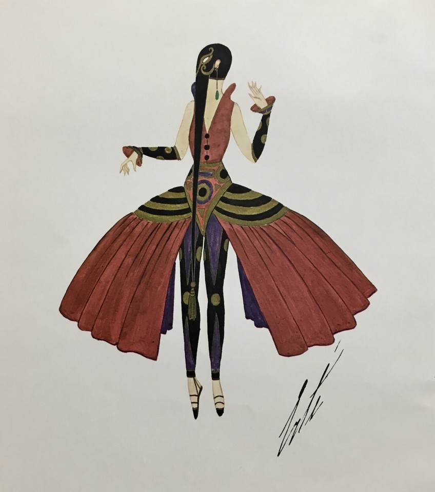 Erte The Mask Custom Framed Print FREE SHIPPING | eBay