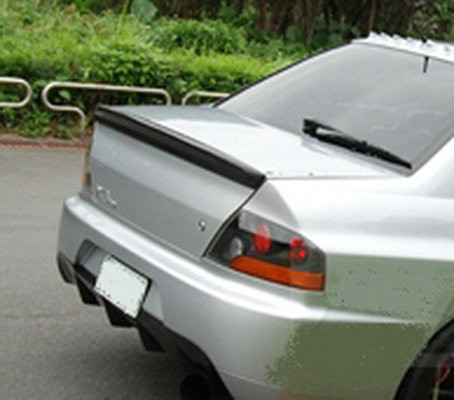 New Rear Spoiler Wing Lip For EVO 7 8 9 Type 1 Carbon (need to move oe ...