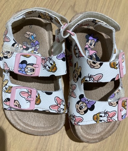 Next Girls Sandals Minnie Mouse Daisy Duck Worn Once Girls UK Size 6 ...