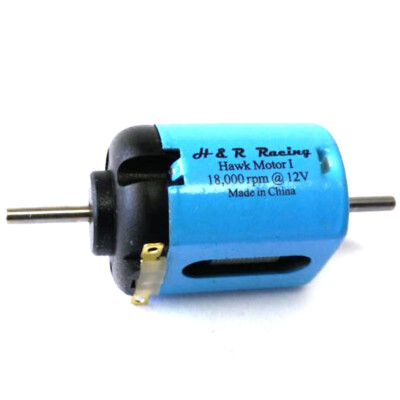 H&R Racing HRMH1 Hawk Motor 18,000 RPM 12V w/ 2mm Double Shaft 1:24 ...