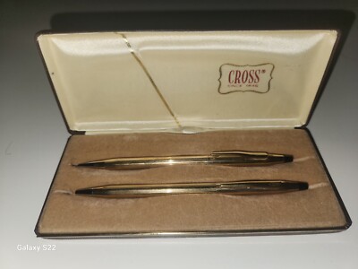 10K Gold Filled CROSS Pen & Pencil Set | eBay
