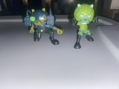 Kung Zhu Sgt. Rivet And Serge PVC Characters | eBay