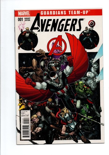 Guardians Team Up Avengers Marvel Collector Corps #1 Variant 2015 | eBay