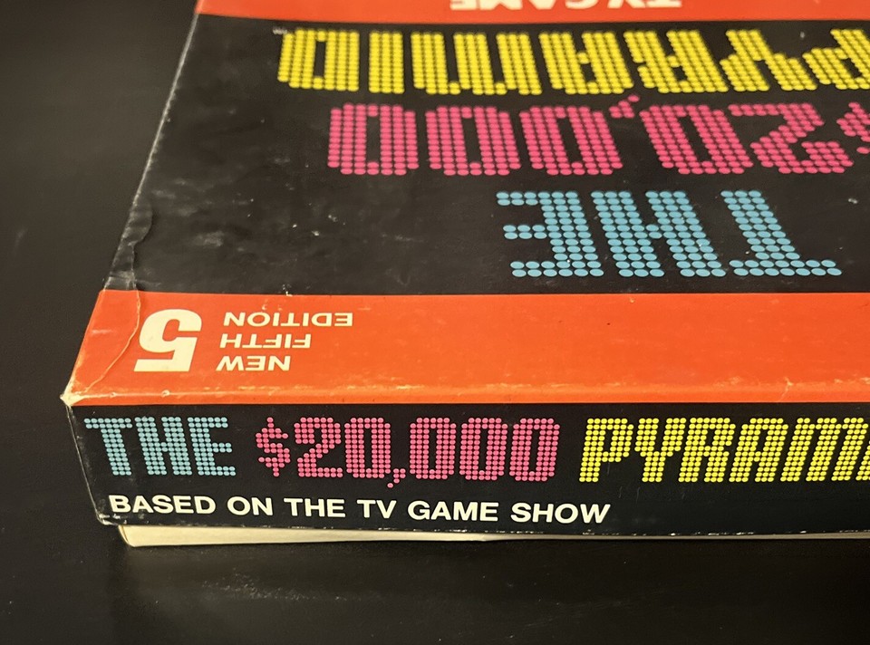 Vintage $20000 Pyramid TV Game 5th Edition-1978 Milton Bradley-Complete ...