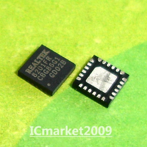 5 PCS RTL8201FR QFN-24 RTL8201 Chip Single Port 10/100m Fast Ethernet ...