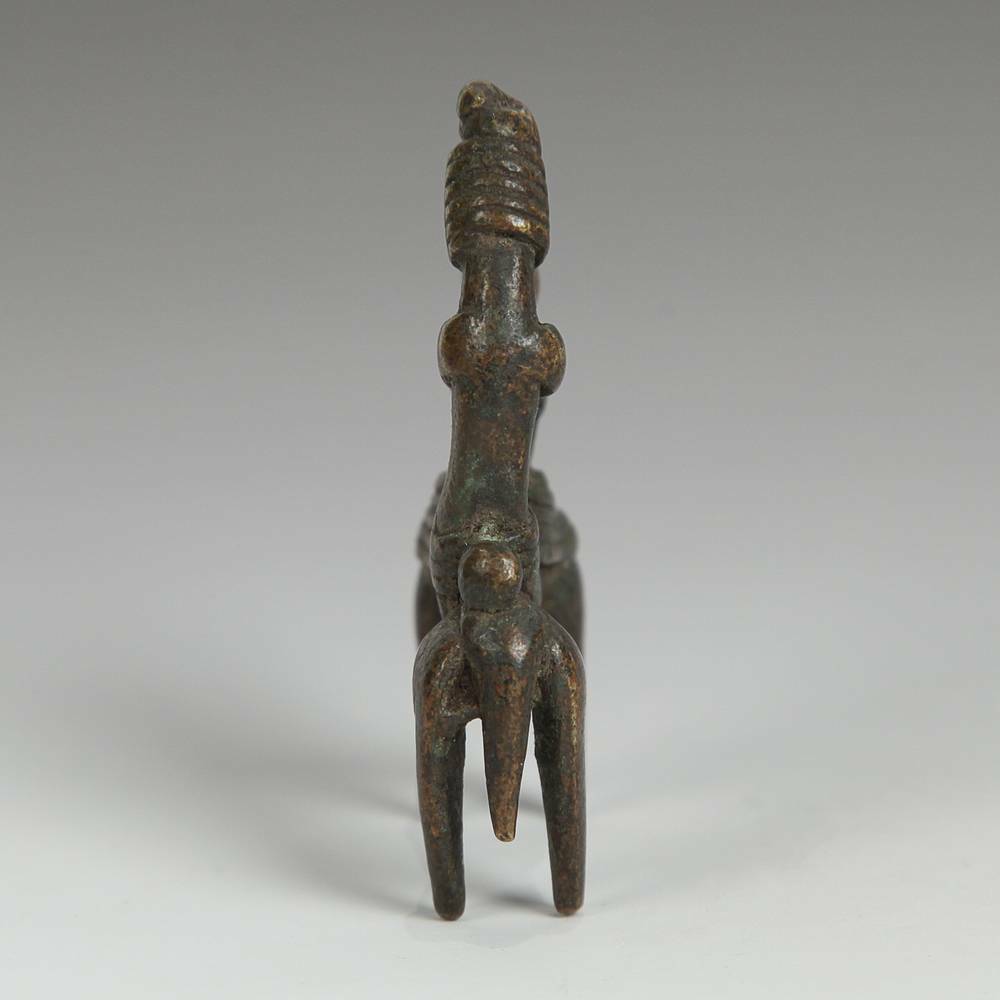 EQUESTRIAN FIGURE MINIATURE BRONZE KOTOKO PEOPLE CHAD CENTRAL AFRICA ...