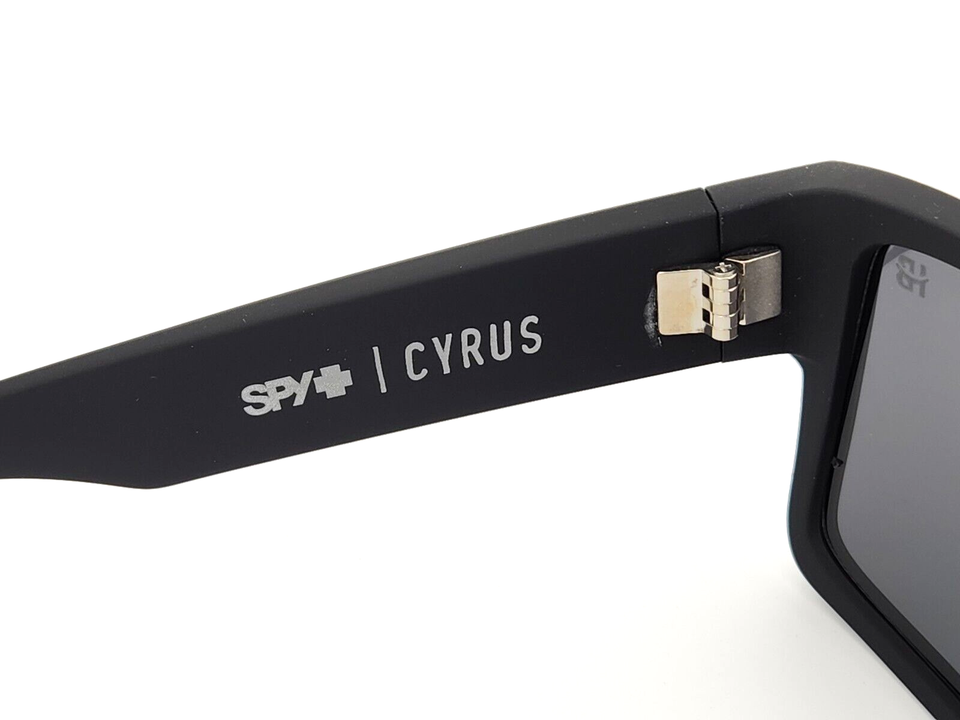 Polarized Spy Optic Cyrus Sunglasses Matte Black Smoke Polarized Lens ...